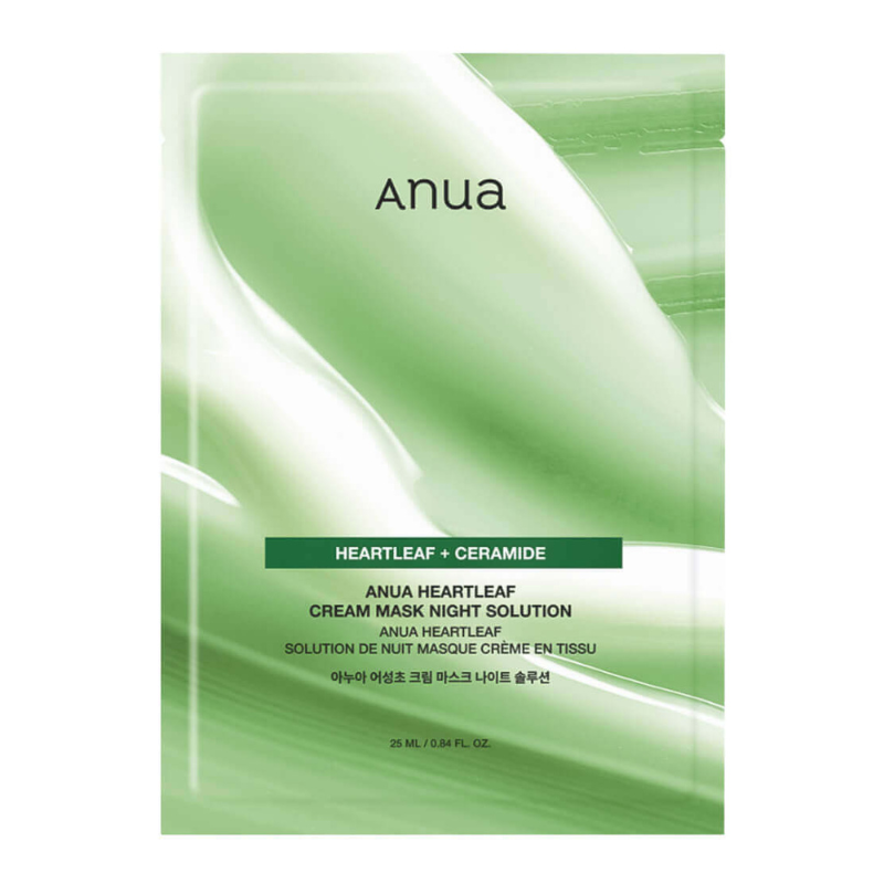 ANUA Heartleaf Cream Sheet Mask Night Solution – Feelmyskin.fr